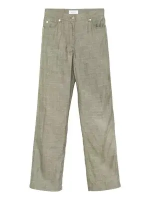 SALVATORE FERRAGAMO Ferragamo Straight Hem Trousers