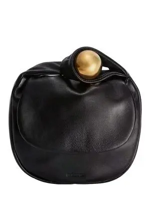 JIL SANDER Sphere Clutch - Black