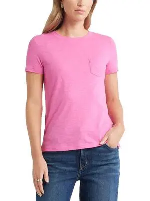 Caslon CASLON(R) Cotton & Modal T-Shirt Pink Fizz