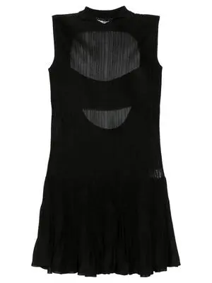 ANDREĀDAMO Ribbed Mini Dress - Black