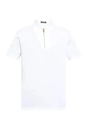 VERSACE Medusa Zip-up Polo Shirt