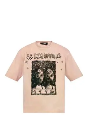 Dsquared2 Graphic-print T-shirt - Pink