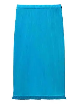 MSGM MSGM Ribbed Midi Skirt