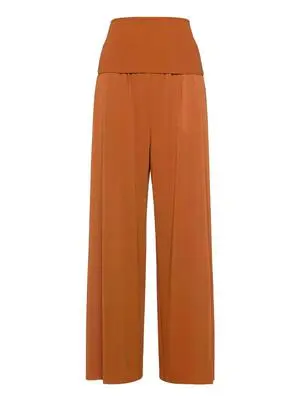 ERES Dao High-waisted Trousers - Brown