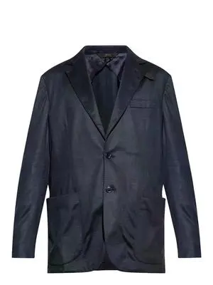 Brioni Wool Blazer - Blue