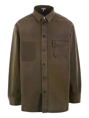 Loewe Denim Shirt Jacket - Green