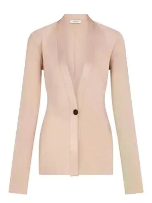 FERRAGAMO V-neck Cardigan - Neutrals
