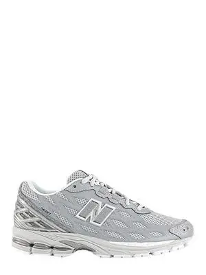 NEW BALANCE 1906 Brand-patch Leather And Mesh Low-top Trainers Silver Grey Metallic