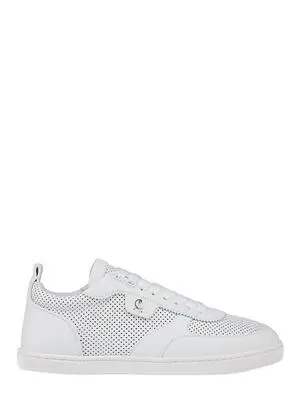 CHRISTIAN LOUBOUTIN Tutti Rui Leather Low-top Trainers - White