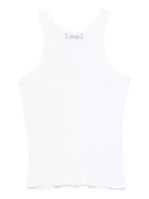Dorothee Schumacher Ribbed Tank Top - White