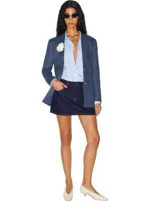 REFORMATION James Linen Blazer - Blue