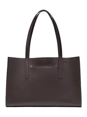 HYER GOODS The Tolentino Tote Dark Chocolate