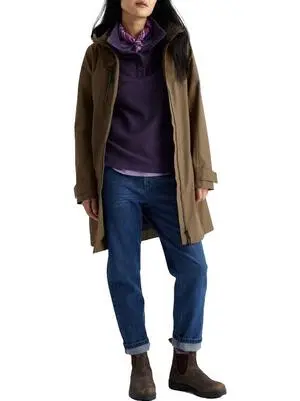 SEASALT CORNWALL Seasalt Cornwall Coverack Waterproof Organic Cotton Raincoat Laurel