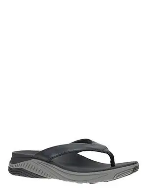 Dansko Rosemary Platform Flip Flop - Black Calf