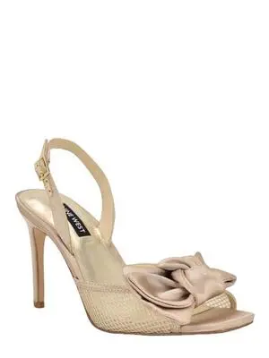 Nine West Slingback Sandal - Light Natural