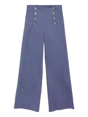 Etro Jacquard Trousers - Blue