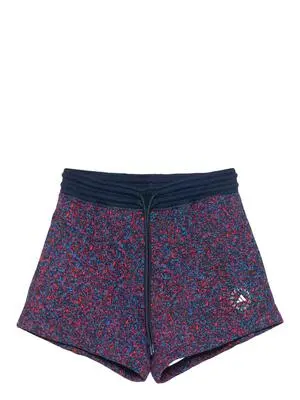 Adidas By Stella McCartney Printed Terry Shorts - Blue