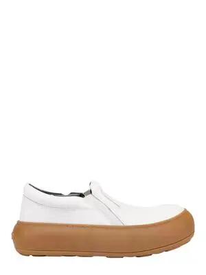 Moschino Leather Sneakers - White