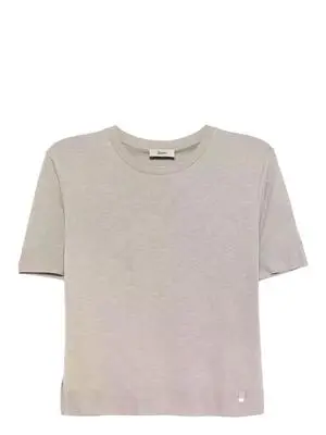 Herno Fine-knit T-shirt - Neutrals