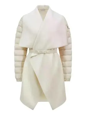 Moncler Padded Down Cape - White