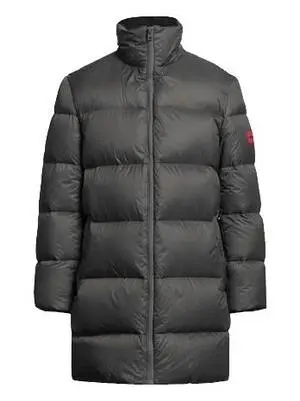 Hugo Quilted Puffer Down Coat - Grey