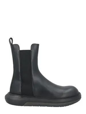 Emporio Armani Calfskin Ankle Boots - Black
