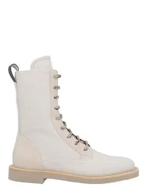 Brunello Cucinelli Lace-up Ankle Boots - Beige