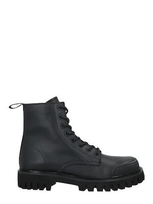 Armani Exchange Ankle Combat Boots - Black