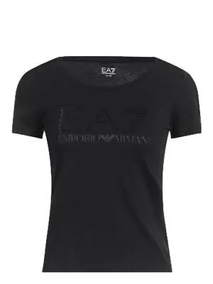 EA7 Organic Cotton T-shirt - Black