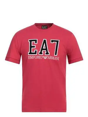 EA7 T-shirt Size Cotton - Red