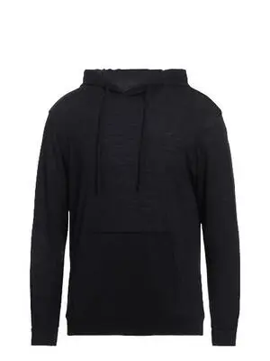 Emporio Armani Sweatshirt In Virgin Wool And Lyocell - Blue