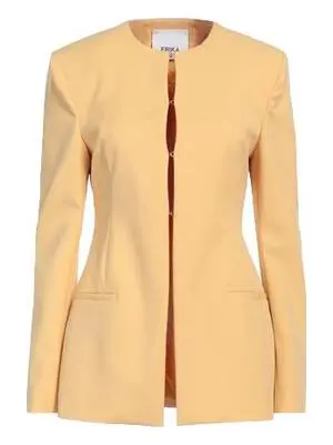 Erika Cavallini Single-breasted Blazer - Yellow