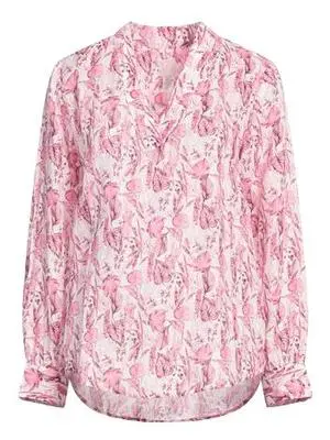 120% LINO 120% LINO Floral-Print Linen Kaftan Top