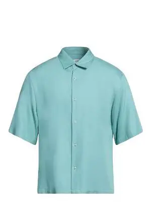 Sandro Shirt Turquoise Size Lyocell, Viscose - Blue