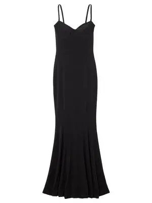 Norma Kamali Stretch-jersey Maxi Dress - Black