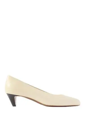 NEOUS Fera Leather Pumps - Cream