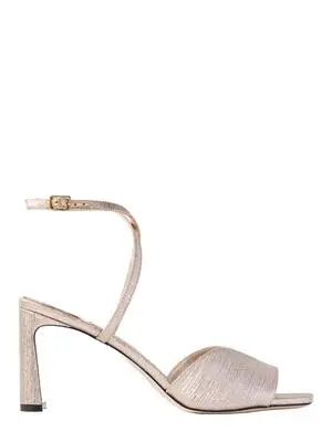 JIMMY CHOO Karli 75 Lurex Sandals - Pink