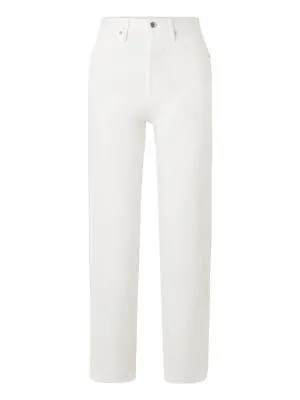 JIL SANDER Cropped High-rise Jeans - Off-white