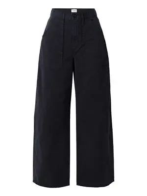 Citizens Of Humanity Citizens Of Humanity Ayla Cargo High-Rise Wide-Leg Jeans Black