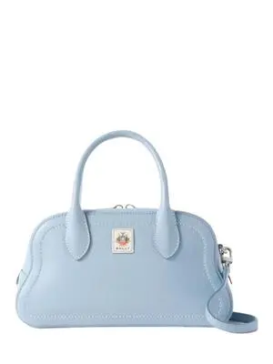 Bally Unda Appliquéd Leather Tote - Blue