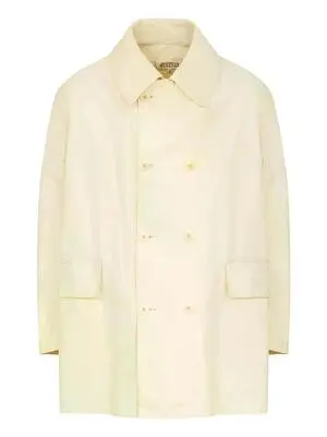 MAISON MARGIELA Cotton Double-breasted Jacket - Neutrals