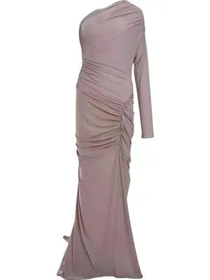 Atlein One-sleeve Gown - Purple