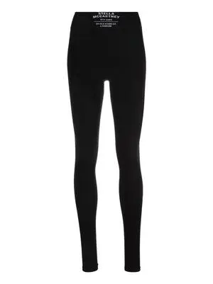 STELLA MCCARTNEY Logo-print Ribbed Leggings