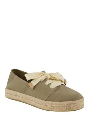 Toms TOMS Carolina Lace-up Espadrille Sneaker Medium Beige