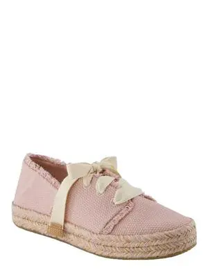 Toms TOMS Carolina Lace-up Espadrille Sneaker Pink