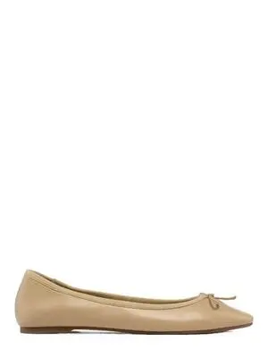 GRACE FOOTWEAR Lily Ballerina Flats Nude