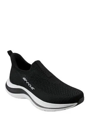 Easy Spirit Slip-on Knit Sneakers - Black