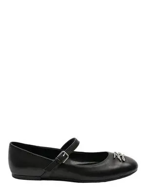 Karl Lagerfeld Karo Ballerina Flats - Black