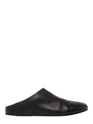 Marsèll Steccoblocco Leather Slippers - Black