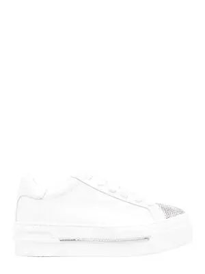Rene Caovilla Lace-up Trainers - White